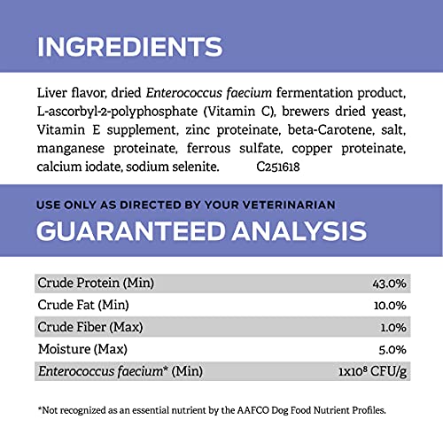 Purina FortiFlora Probiotics for Dogs, Pro Plan Veterinary Supplements Powder Probiotic Dog Supplement – 30 ct. box