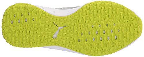 PUMA Fusion Evo Jr. Golf Shoe, High Rise-Limepunch, 2 US Unisex Little Kid