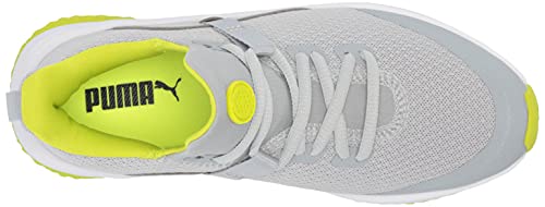 PUMA Fusion Evo Jr. Golf Shoe, High Rise-Limepunch, 2 US Unisex Little Kid