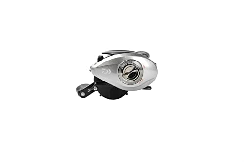 Daiwa CA80XSL Casting Reel, 8.3:1 Gear Ratio, 9BB+1RB Bearings, 15 lb Max Drag, Left Hand, Silver