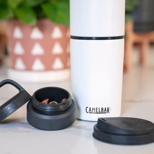 CamelBak MultiBev Water Bottle & Travel Cup β Vacuum Insulated Stainless Steel β Coastal/Lagoon β 17 oz bottle & 12 oz cup