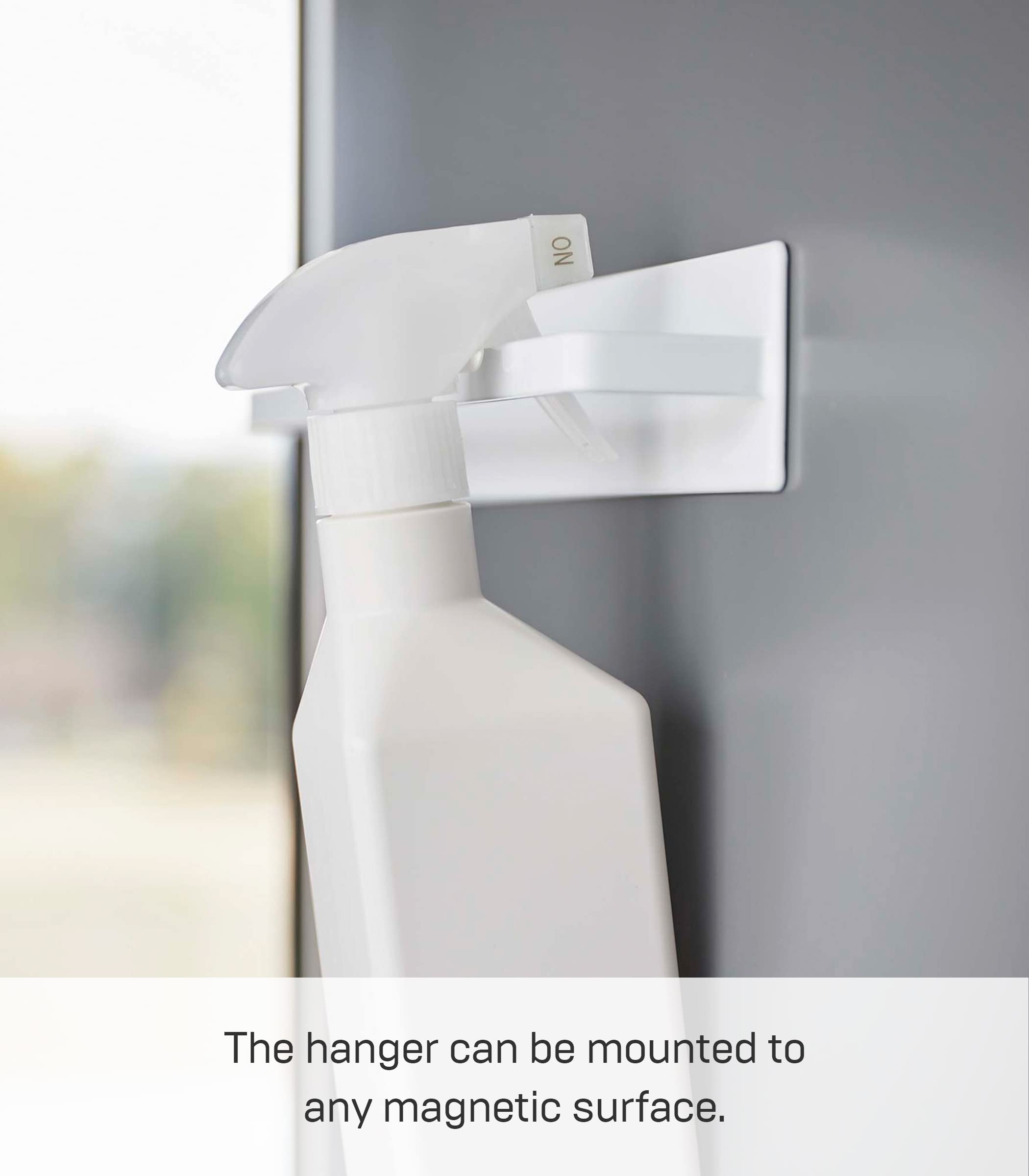 YAMAZAKI Magnetic Kitchen Hanger Home | Steel | Towel Holder, One Size, White