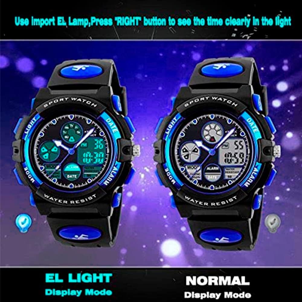 PASNEW Watch,Watches,LED Alarm Calendar Outdoors Watch,Sports Waterproof Watch,Watches with Luminous Dials
