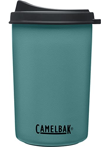 CamelBak MultiBev Water Bottle & Travel Cup β Vacuum Insulated Stainless Steel β Coastal/Lagoon β 17 oz bottle & 12 oz cup