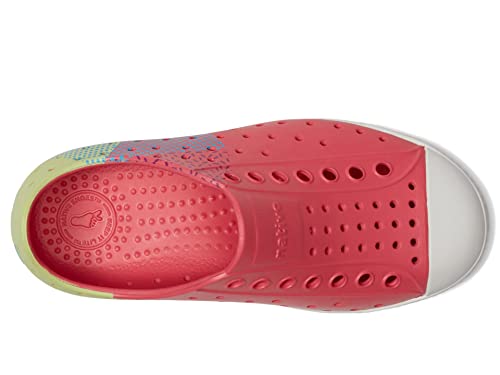 Native Shoes Jefferson Sugarlite Block (Little Kid) Dazzle Pink/Shell White/Celery Maria Starfish Block 2 Little Kid M