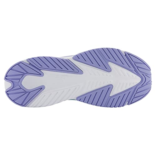 New Balance Kid's Rave Run V2 Hook & Loop Running Shoe, Surf/Peach Glaze/Magic Hour, 2 Little Kid