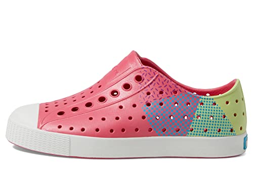 Native Shoes Jefferson Sugarlite Block (Little Kid) Dazzle Pink/Shell White/Celery Maria Starfish Block 2 Little Kid M