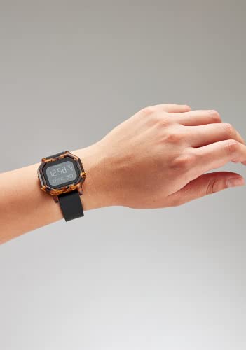 NIXON Siren A1210 - Tortoise - 100m Water Resistant Women's Digital Sport Watch (38mm Watch Face, 18mm-16mm Pu/Rubber/Silicone Band)