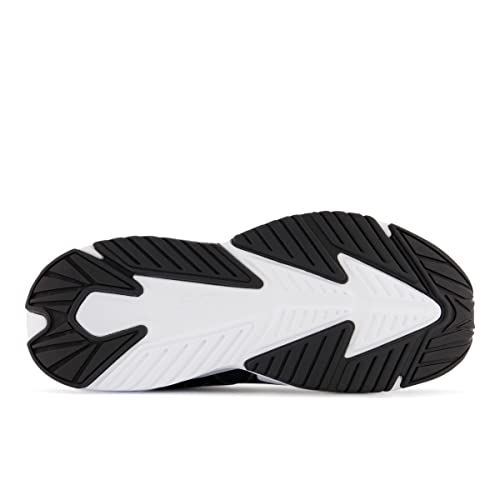 New Balance Kid's Rave Run V2 Lace-up Sneaker, Black/White, 2 Little Kid