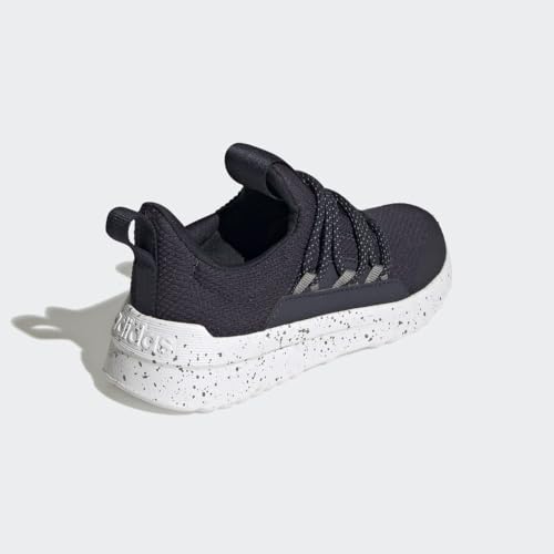 adidas Lite Racer Adapt 5.0 Running Shoe, Ink/Shadow Navy/White, 2 US Unisex Little Kid