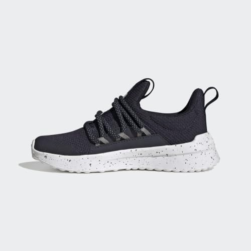adidas Lite Racer Adapt 5.0 Running Shoe, Ink/Shadow Navy/White, 2 US Unisex Little Kid