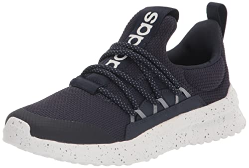 adidas Lite Racer Adapt 5.0 Running Shoe, Ink/Shadow Navy/White, 2 US Unisex Little Kid