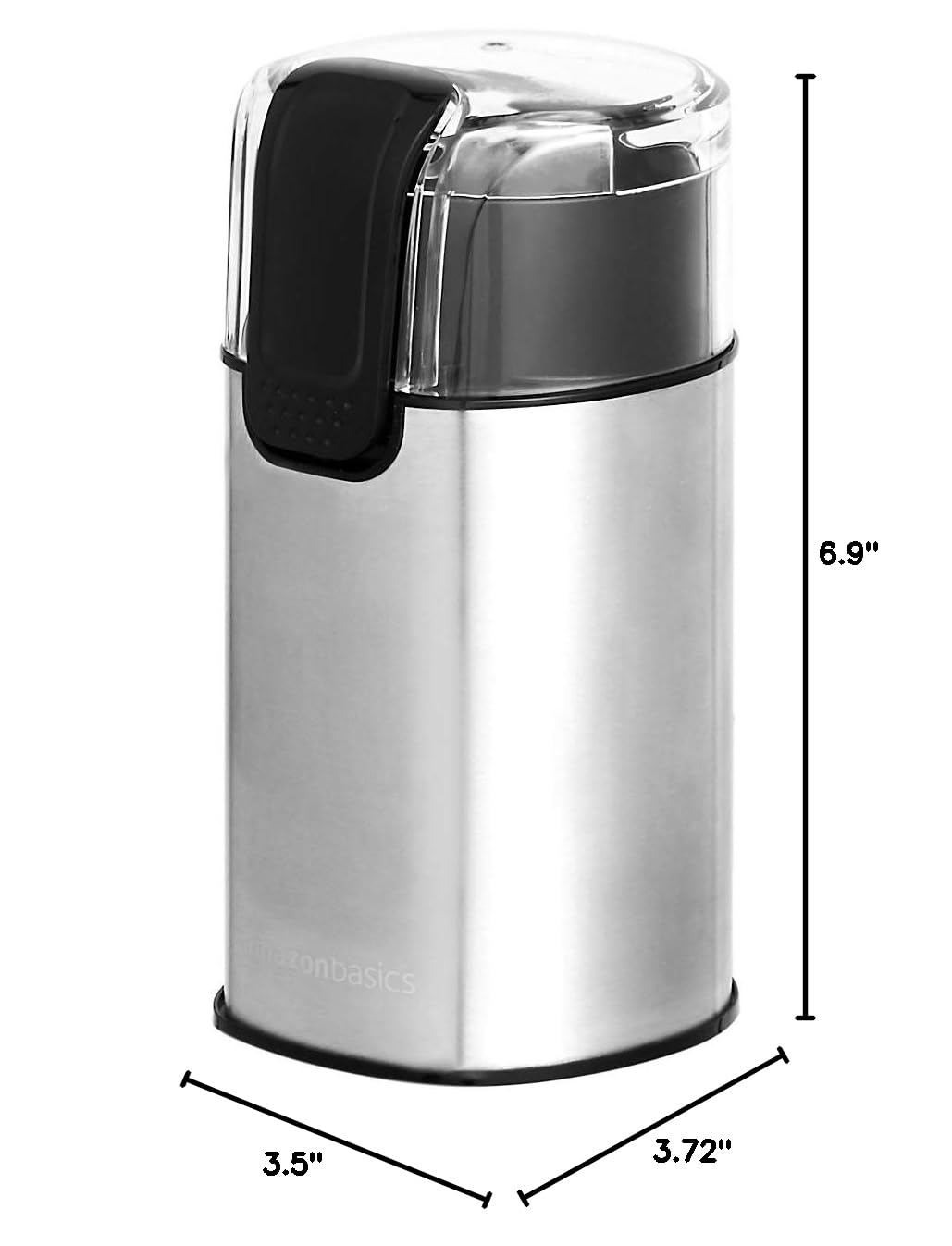 Amazon Basics Stainless Steel Electric Coffee Bean Grinder