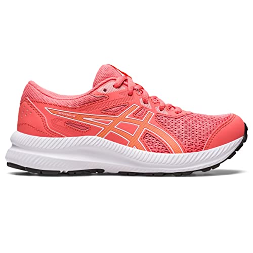 ASICS Kid's Contend 8 Pre-School Running Shoes, 2, Papaya/Summer Dune
