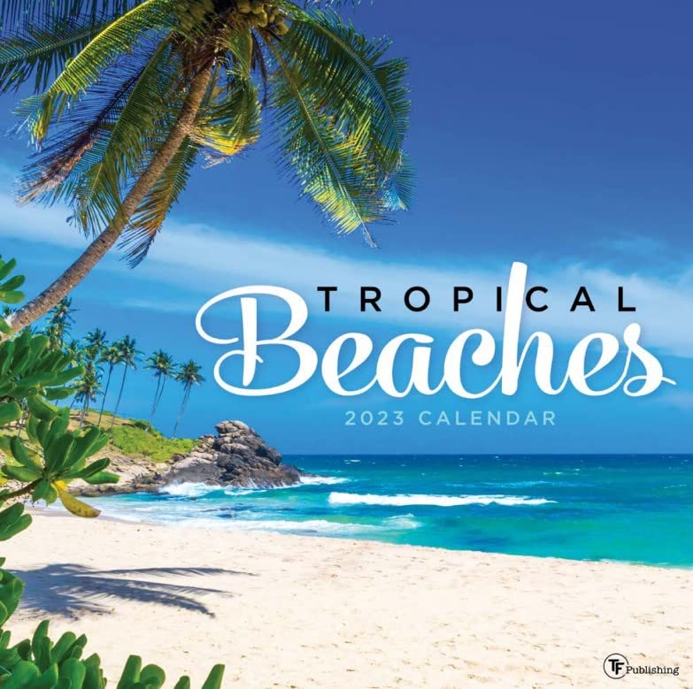 TF Publishing, Tropical Beaches 2023 Wall Calendar