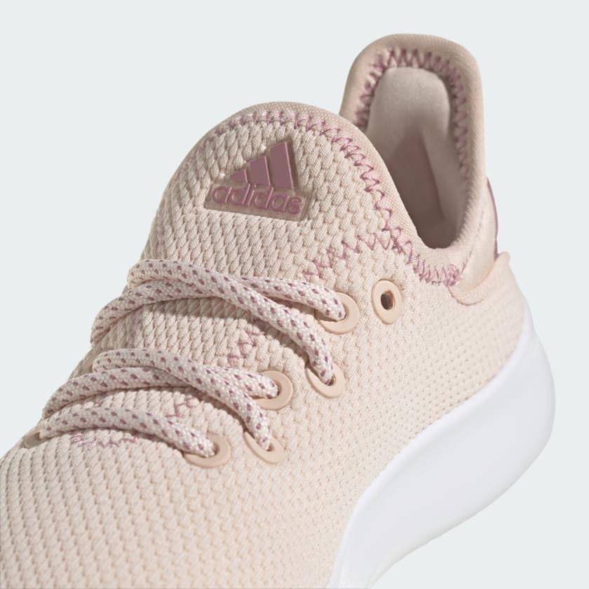 adidas Cloudfoam Pure Sportswear Sneaker, Wonder Quartz/Zero Metallic/Wonder Orchid, 2 US Unisex Little Kid