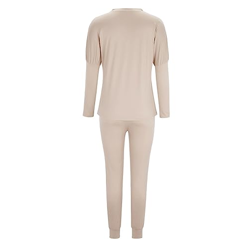 Womens Suit Set Pink Outfits for Women Crew Neck Wool Jacket Women Cute Sweat Pants White Lounge Set Oversized t-Shirt Tops + Biker Shorts Casual Workout Sets Pullover and Long Pants Grey Graphic
