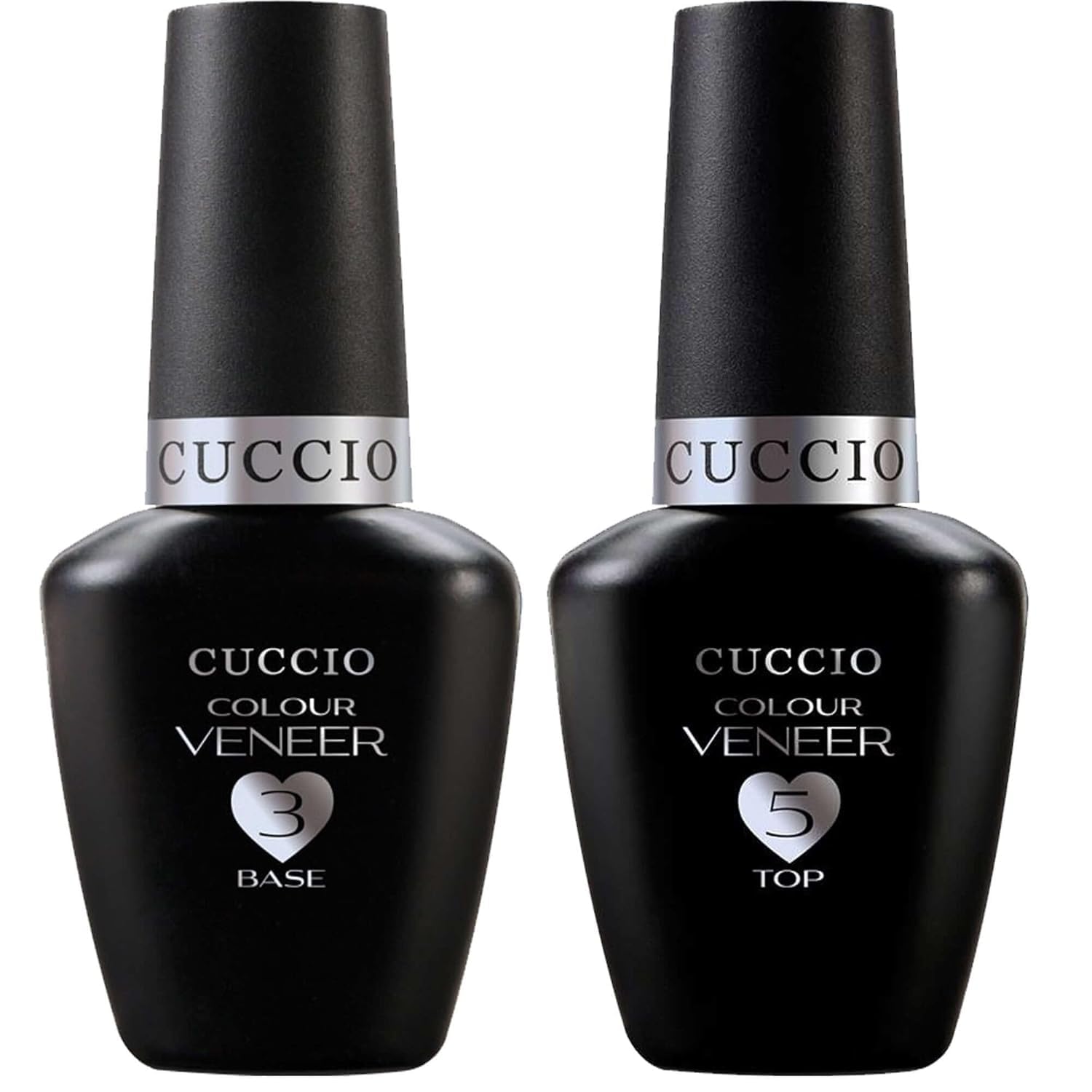 Cuccio Veneer Treatment Pack β Complete LED/UV Gel Polish System, Includes Prep, Fuse, Base, and Top Coat, 13 mL Each