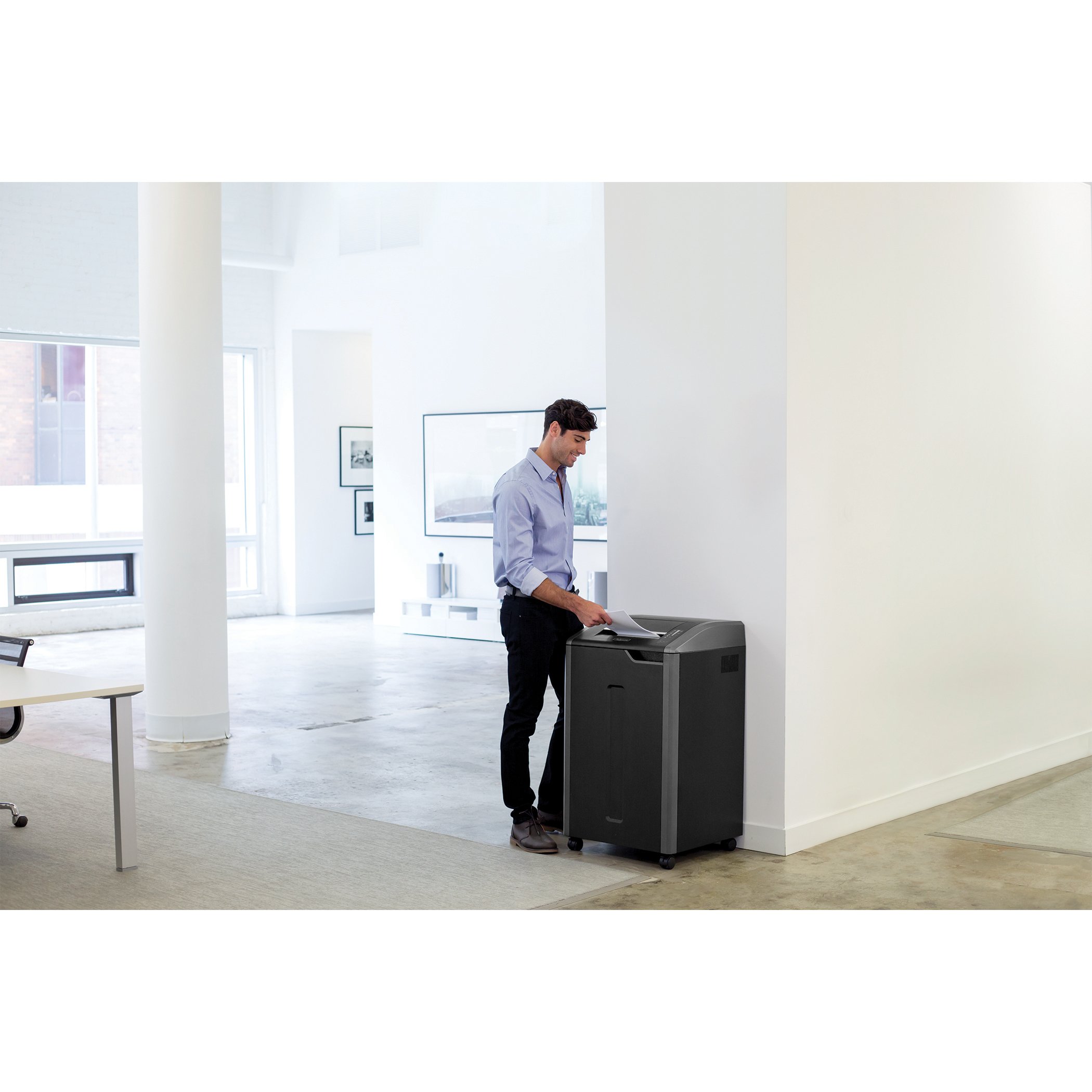 Fellowes Powershred 485Ci 100% Jam Proof Commercial Grade 30-Sheet Cross-Cut Paper Shredder, TAA Compliant (38485)