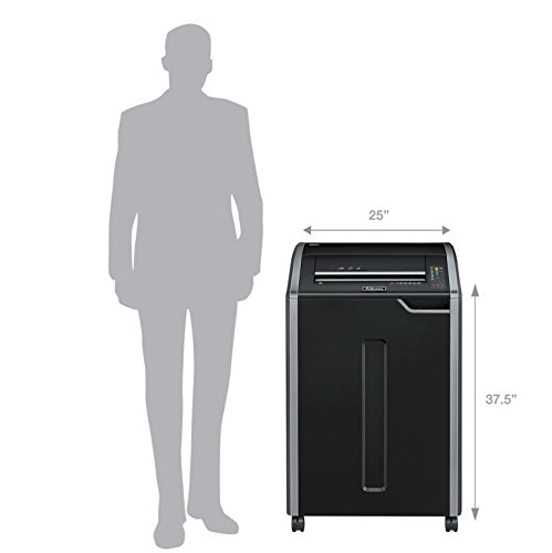 Fellowes Powershred 485Ci 100% Jam Proof Commercial Grade 30-Sheet Cross-Cut Paper Shredder, TAA Compliant (38485)