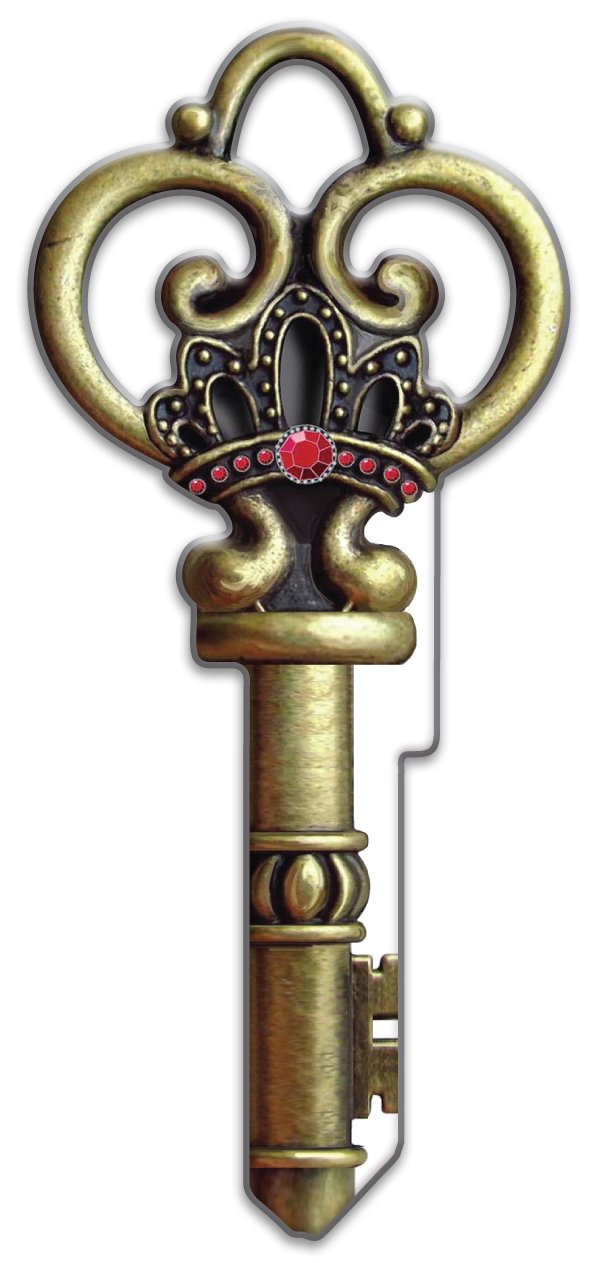 Lucky Line Key Shapes,Medieval SKELETON KEY - House Key Blank, KW1/11, 1 key (B146K)