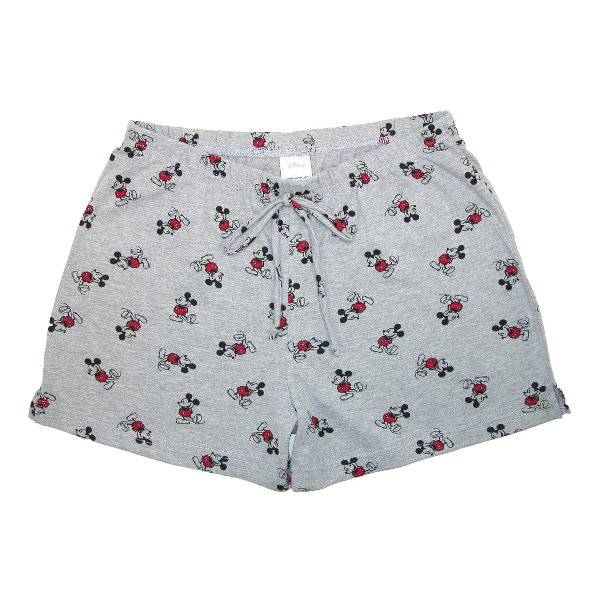 Disney Mickey Mouse Tank and Shorts Pajama Set, XL, Grey
