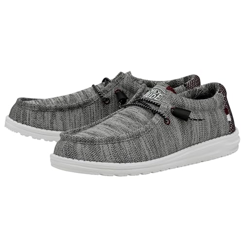 Hey Dude Men's Wally Sox Stitch Orion Blue Size 11| Men's Loafers | Men's Slip On Shoes | Comfortable & Light-Weight