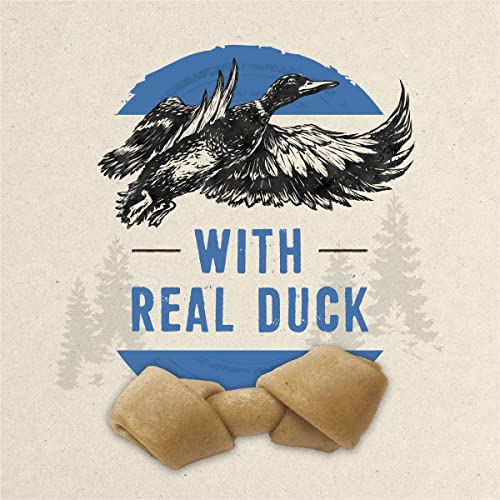 Purina Prime Bones Mini Knotted Chews Rawhide Free, Natural Dog Treats with Real Duck - 26 ct. Pouch