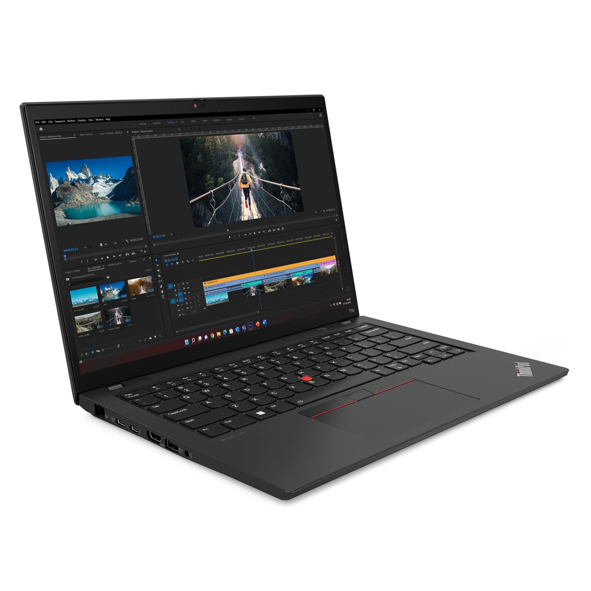 Lenovo Thinkpad T14 Gen 4 14" FHD+ IPS Touchscreen Laptop | Intel i7-1355U 10-Core | Intel Iris Xe Graphics | Backlit Keyboard | Fingerprint | Thunderbolt 4 | WiFi 6E | 32GB DDR5 1TB SSD | Win11 Pro