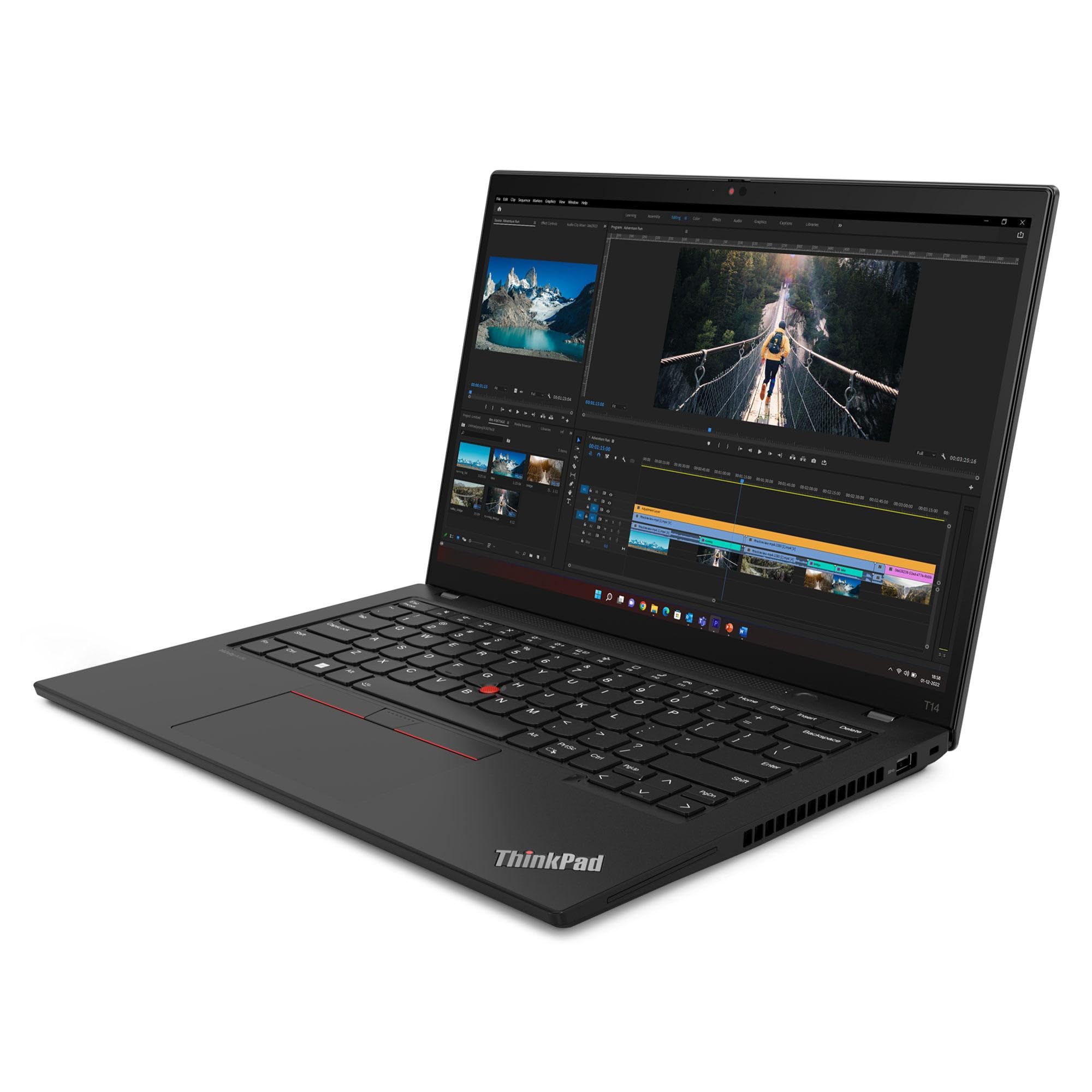 Lenovo Thinkpad T14 Gen 4 14" FHD+ IPS Touchscreen Laptop | Intel i7-1355U 10-Core | Intel Iris Xe Graphics | Backlit Keyboard | Fingerprint | Thunderbolt 4 | WiFi 6E | 32GB DDR5 1TB SSD | Win11 Pro