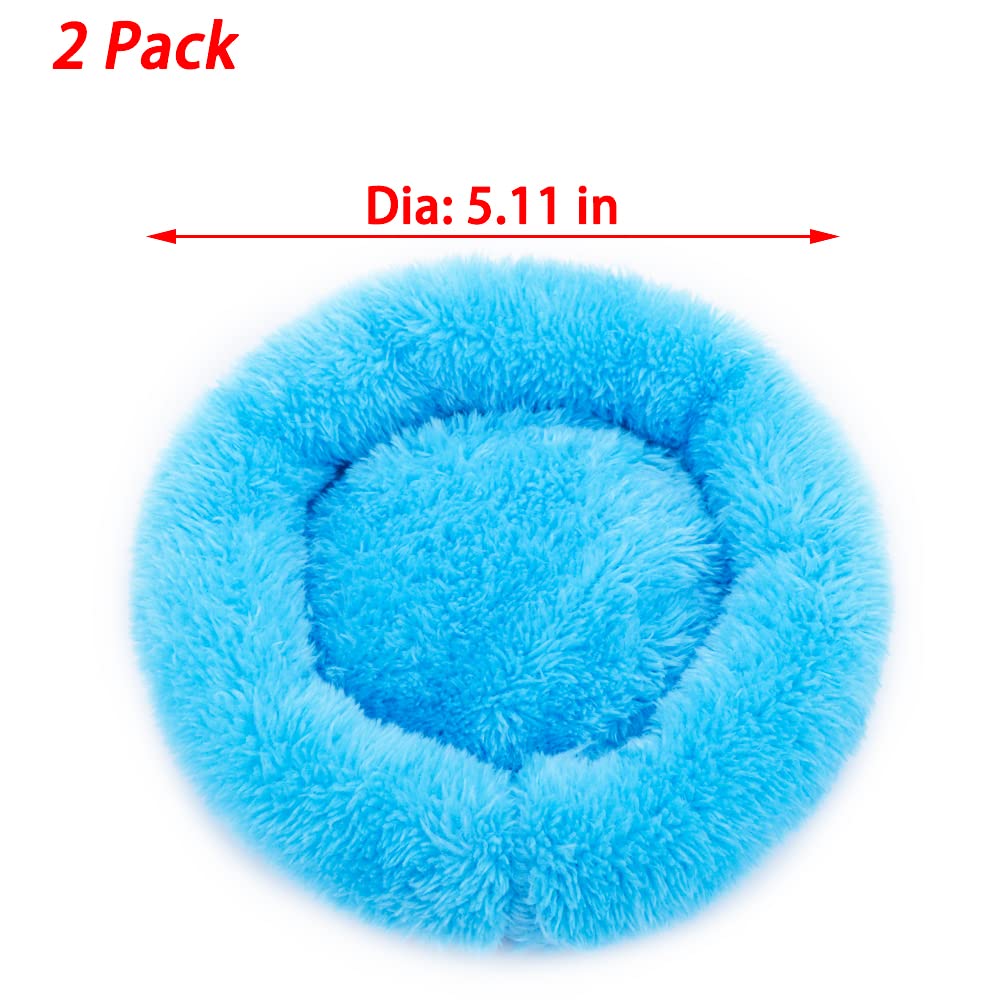 VTurboWay 2 Pack Bird Nest Mat, Bird Coconut Shell Pad for Bird Parrot Budgie Parakeet Cockatiel Conure Lovebird Canary Finch Nest (Colors May Vary)
