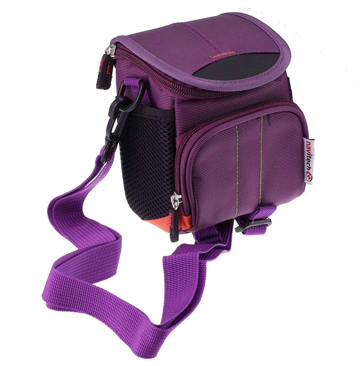 Navitech Purple Digital Camera Case Bag Compatible With Canon PowerShot SX620 HS