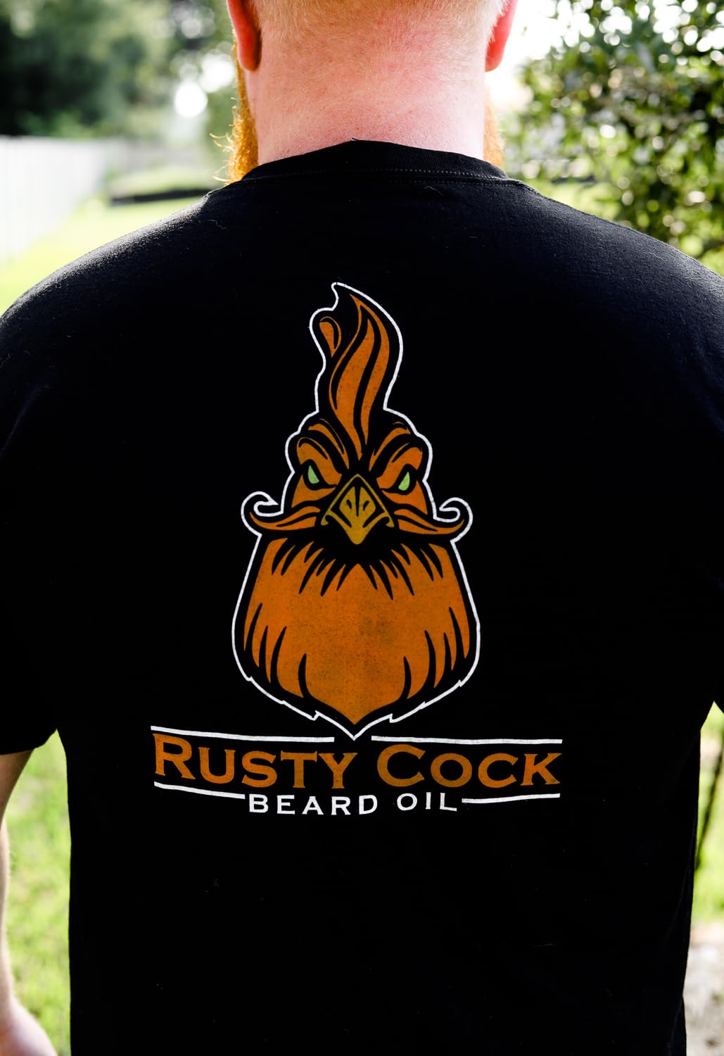 Rusty Cock Beard Oil - Funny Name/Serious Beard Care (Black Tie Scent) - Number #1 Seller - Most Popular Scent - **CAUTION - ENTERING THE DANGER ZONE**