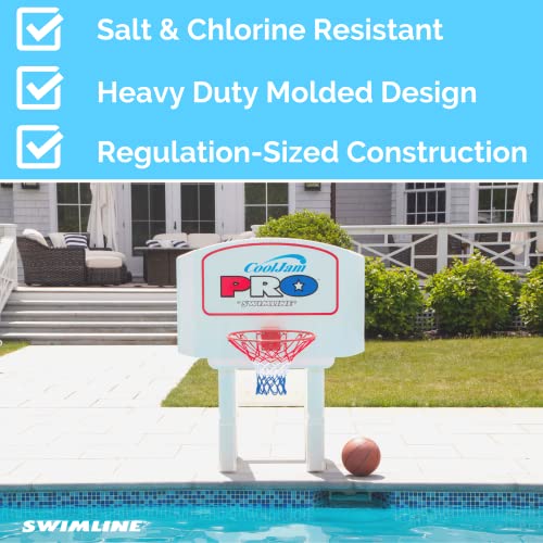 Swimline Cool Jam Pro Poolside Basketball Super-Wide