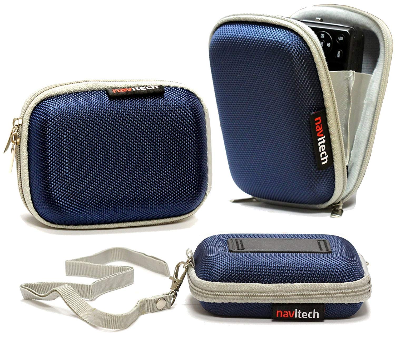 Navitech Blue Hard Water Resistant Hard Camera Case Compatible With Canon PowerShot SX620 HS Compact Camera