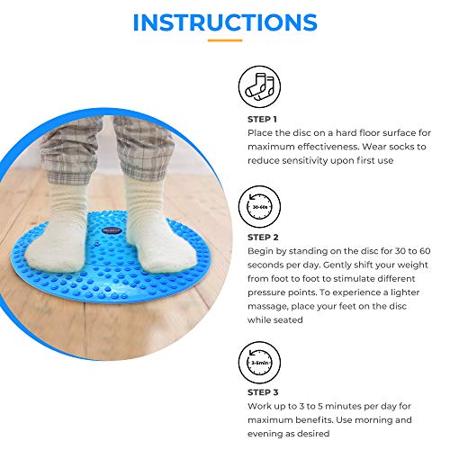 Daiwa Felicity Reflexology Acupressure Foot Therapy Disc & Shiatsu Massaging Magnetic Insoles Bundle