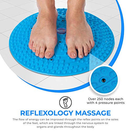 Daiwa Felicity Reflexology Acupressure Foot Therapy Disc & Shiatsu Massaging Magnetic Insoles Bundle