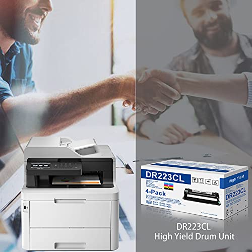 YOISNER Compatible DR223CL Drum Unit Replacement for DR-223CL DR223 Drum Unit Replacement for MFC-l3770CDW MFC-l3710CW HL-l3290CDW HL-l3270CDW HL-l3210CDW Printer, 5-Pack (2BK+1C+1M+1Y)