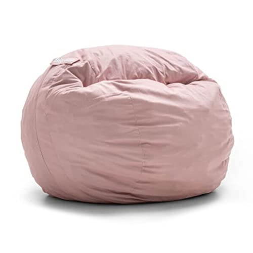 Big Joe Fuf Medium Foam Filled Bean Bag Chair with Removable Cover, Desert Rose Lenox, 3ft Big