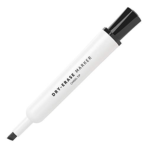 Office Depot Low-Odor Dry-Erase Markers, Chisel Point, Black, Pack Of 12, BY1066-BK
