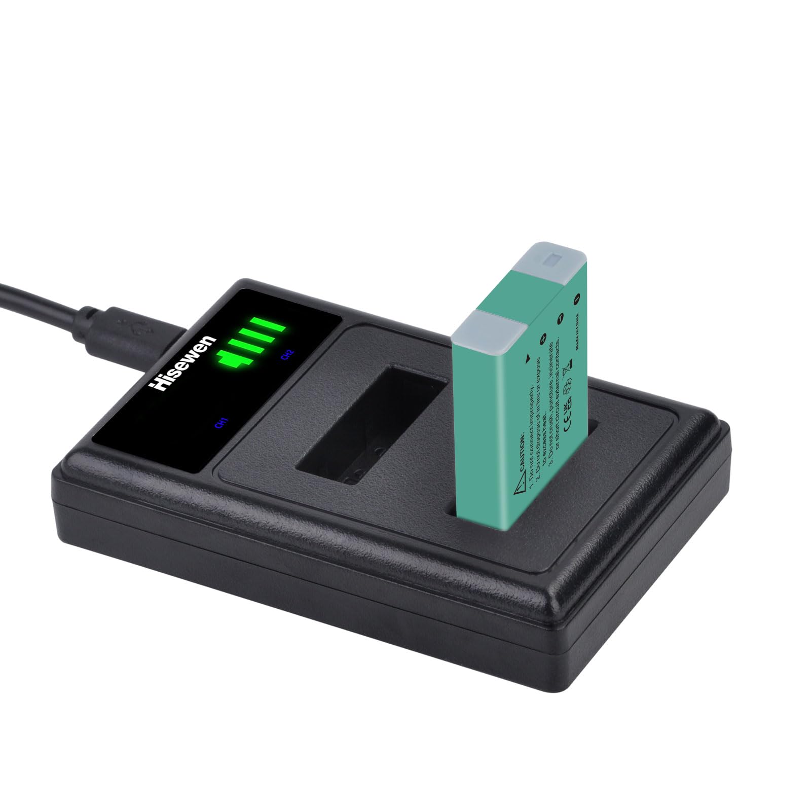 Hisewen NB-13L Battery 2 Pack and Dual USB Charger for Canon PowerShot G7 X Mark II, G7 X, G1 X Mark III, G5 X, G9 X, G9 X Mark II, SX620 HS, SX720 HS, SX730 HS, SX740 HS