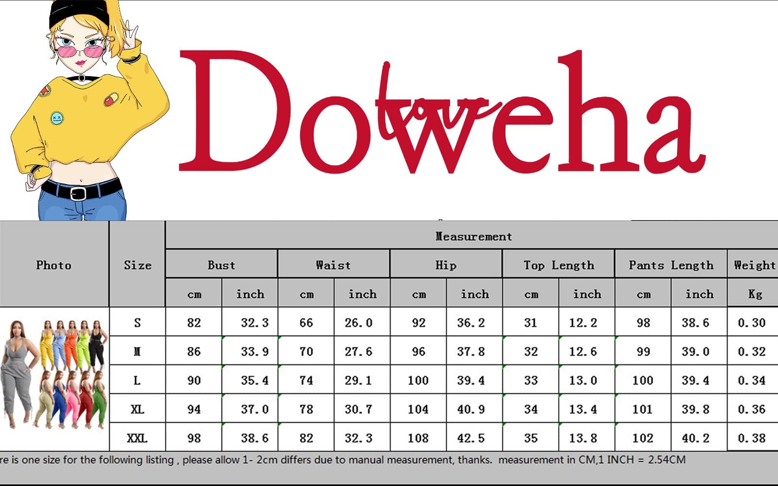 Doweha Two Piece Outfits for Women Sexy Summer Joggers Crop Tank top Sweatsuits Biker Short Set Matching Sets Tracksuit Jumpsuit Blue XL