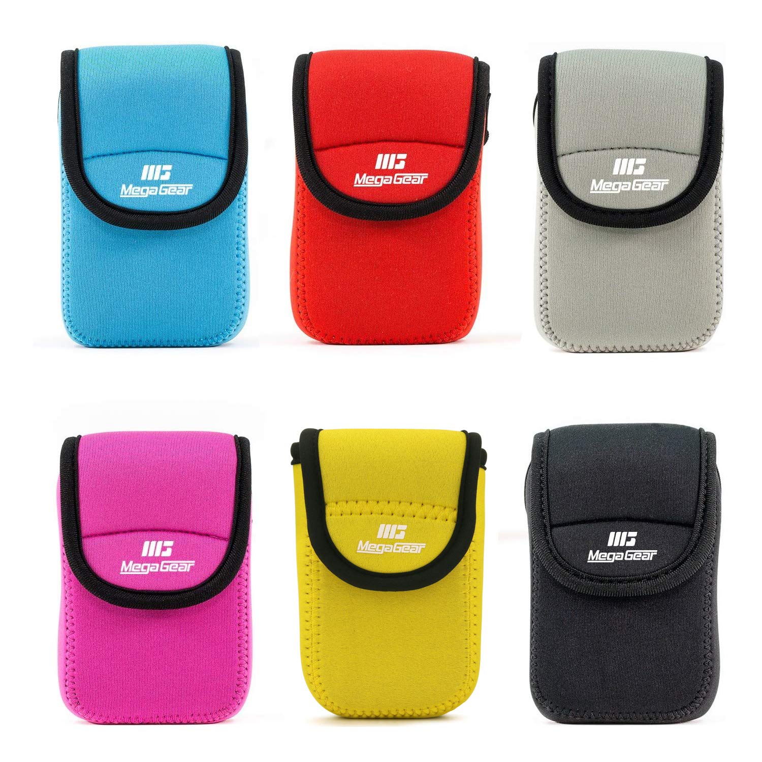 MegaGear MG1859 Ultra Light Neoprene Camera Case Compatible with Canon PowerShot SX620 HS, ELPH 180, ELPH 190 is, ELPH 360 HS, Elph 200 is, SX610 HS - Yellow