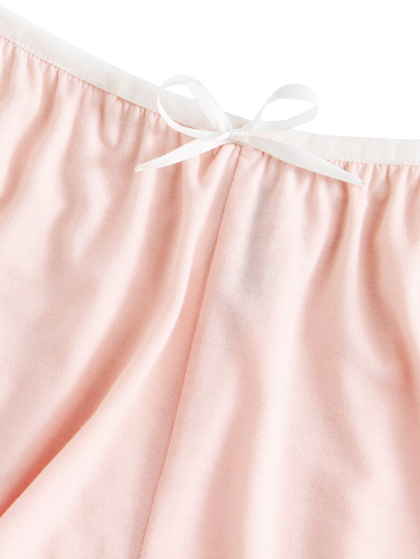 SweatyRocks Women's Lace Trim Underwear Lingerie Straps Bralette and Panty Set Lace Pink Medium