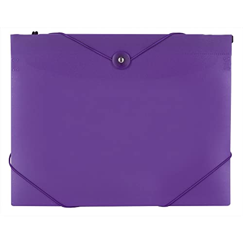Office DepotÂŽ Brand Poly 7-Pocket Hanging File, 8" Expansion, Letter Size, 9-5/8" x 13", Purple