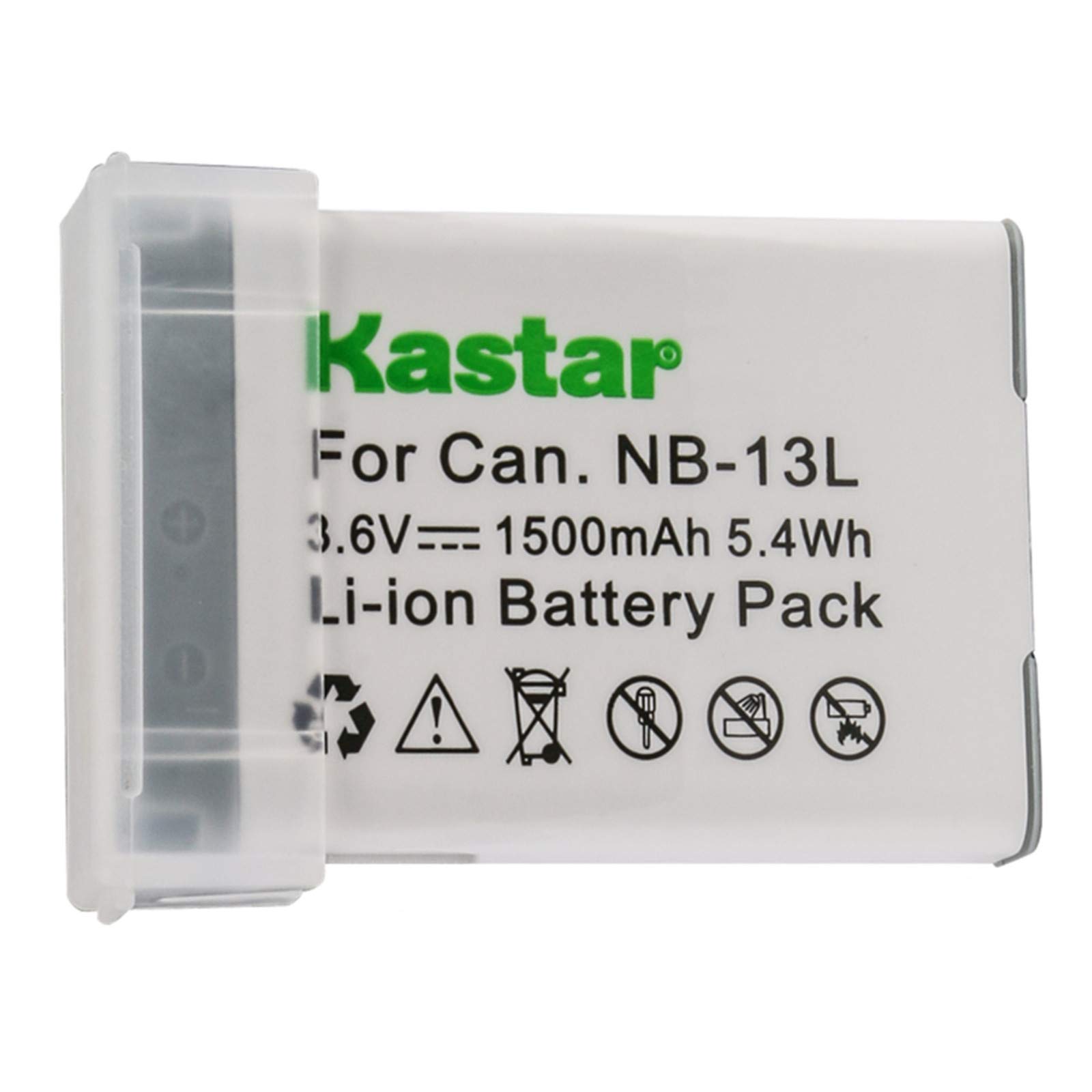 Kastar Lithium Ion Battery NB13L Replacement for Canon NB-13L Battery and Canon PowerShot SX730 HS, SX740 HS, SX720 HS, SX620 HS, G5X, G7X, G9X, G1 X Mark III Digital Camera