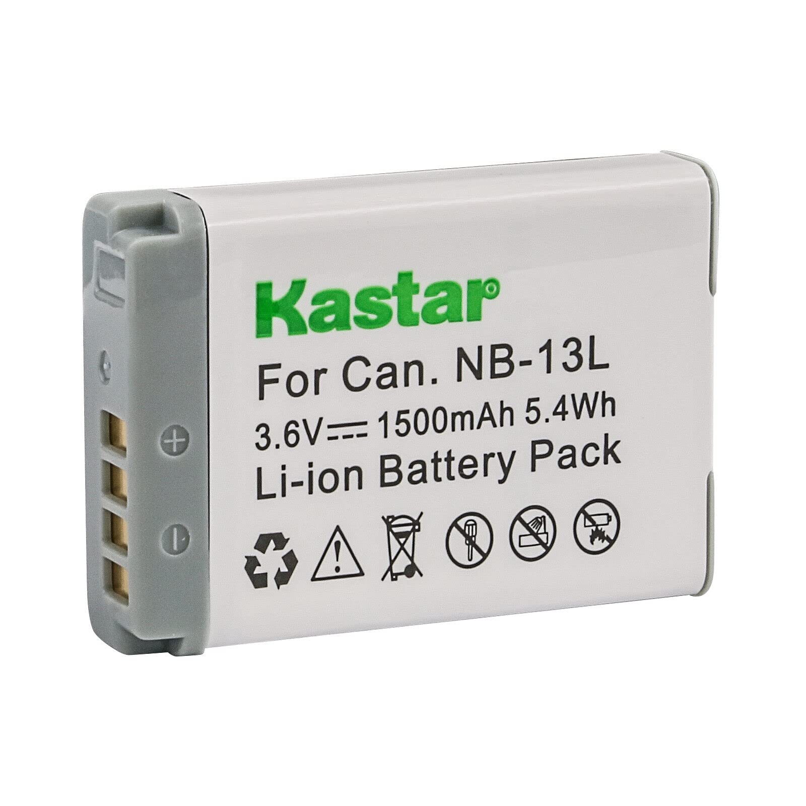 Kastar 2-Pack NB-13L Battery and LCD AC Charger Compatible with Canon PowerShot G9 X, PowerShot G9 X Mark II, PowerShot SX620 HS, PowerShot SX720 HS, PowerShot SX730 HS Digital Cameras