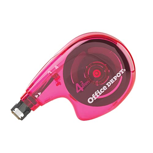 Office Depot® Brand Side-Application Correction Tape, 1 Line x 392", Pack Of 16 Cartridges