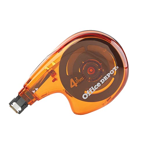 Office Depot® Brand Side-Application Correction Tape, 1 Line x 392", Pack Of 16 Cartridges