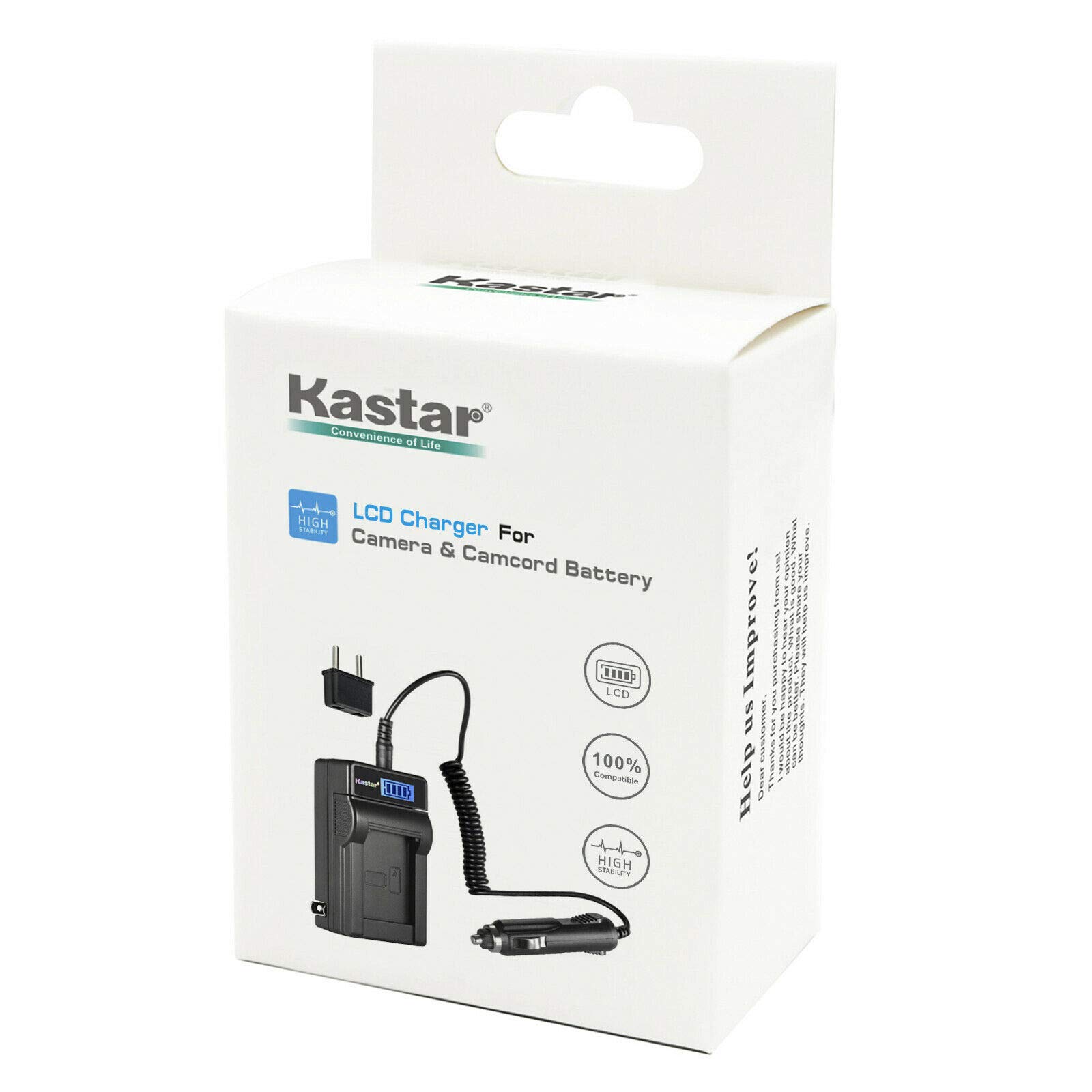 Kastar 2-Pack NB-13L Battery and LCD AC Charger Compatible with Canon PowerShot G9 X, PowerShot G9 X Mark II, PowerShot SX620 HS, PowerShot SX720 HS, PowerShot SX730 HS Digital Cameras